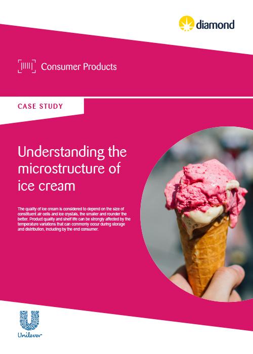 Understanding Ice Cream Microstructure: Diamond and Unilever Reveal ...
