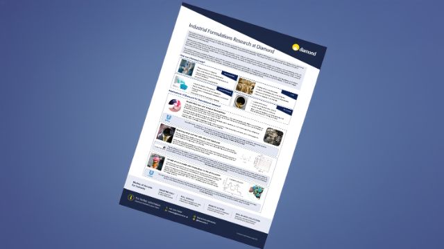 Formulations Research at Diamond | Synchrotron Solutions for Industry