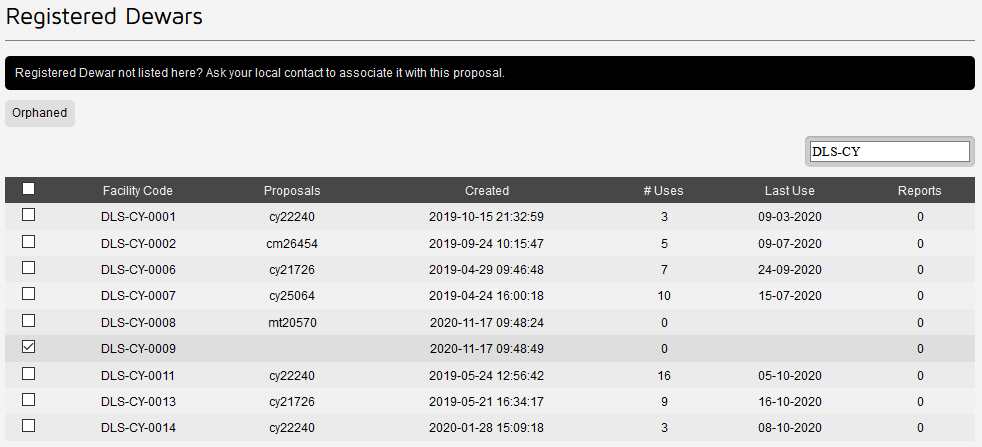 Create A Shipment - - Diamond Light Source
