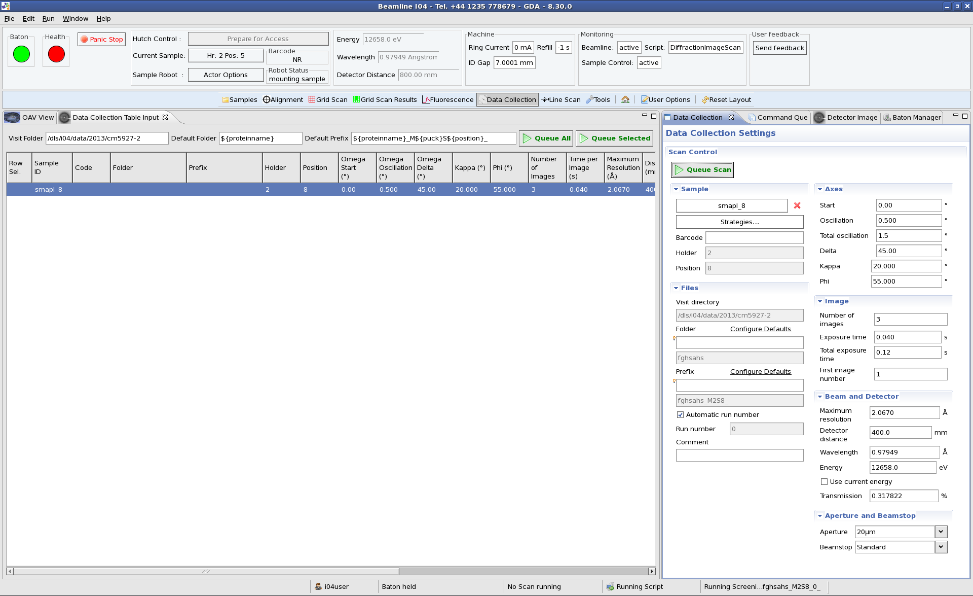 Using the Mini Kappa - - Diamond Light Source
