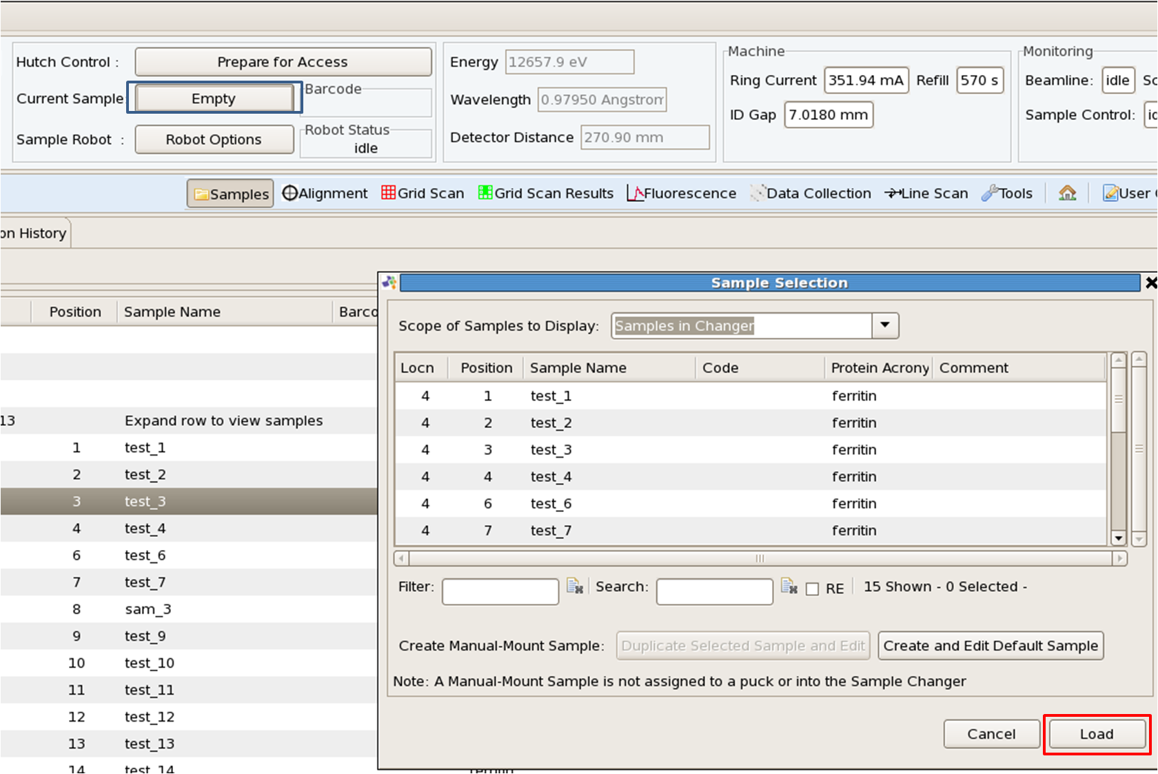 Load a Sample - - Diamond Light Source