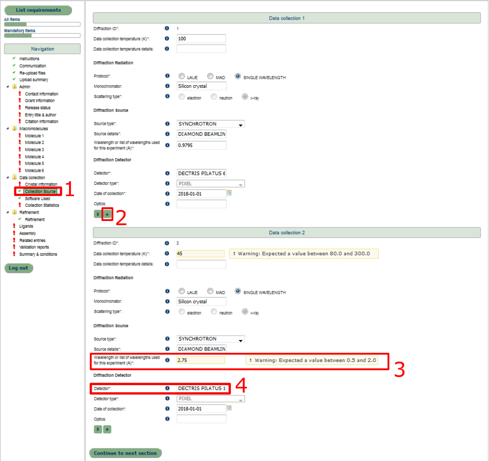 I23 data deposition - - Diamond Light Source
