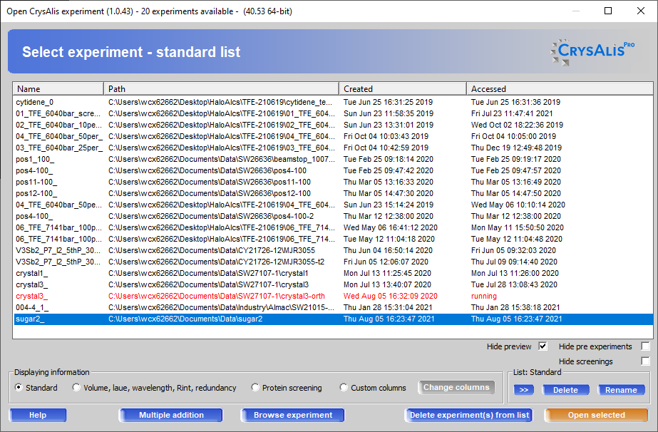 CrysAlisPro - - Diamond Light Source
