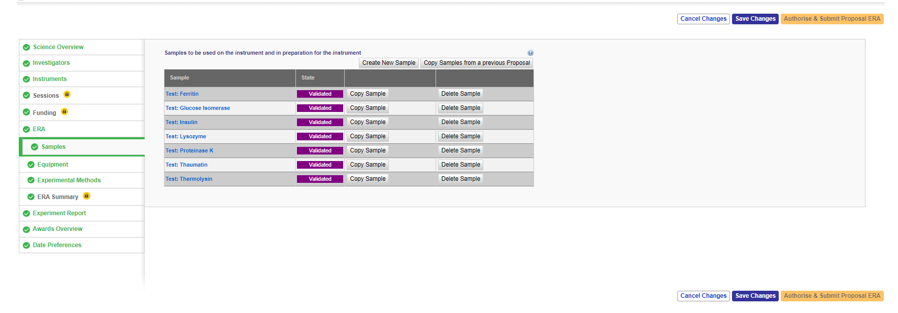 Adding Samples: UAS - - Diamond Light Source