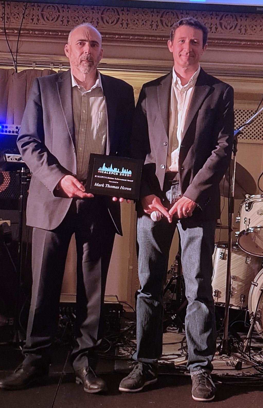 Mark Heron receives ICALEPCS Lifetime Achievement Award - - Diamond ...