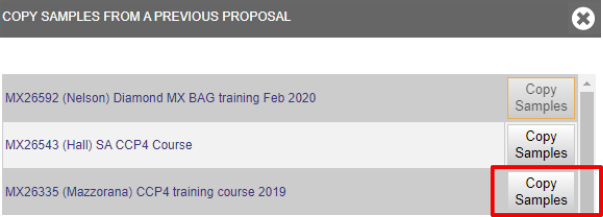 Adding Samples: UAS - - Diamond Light Source