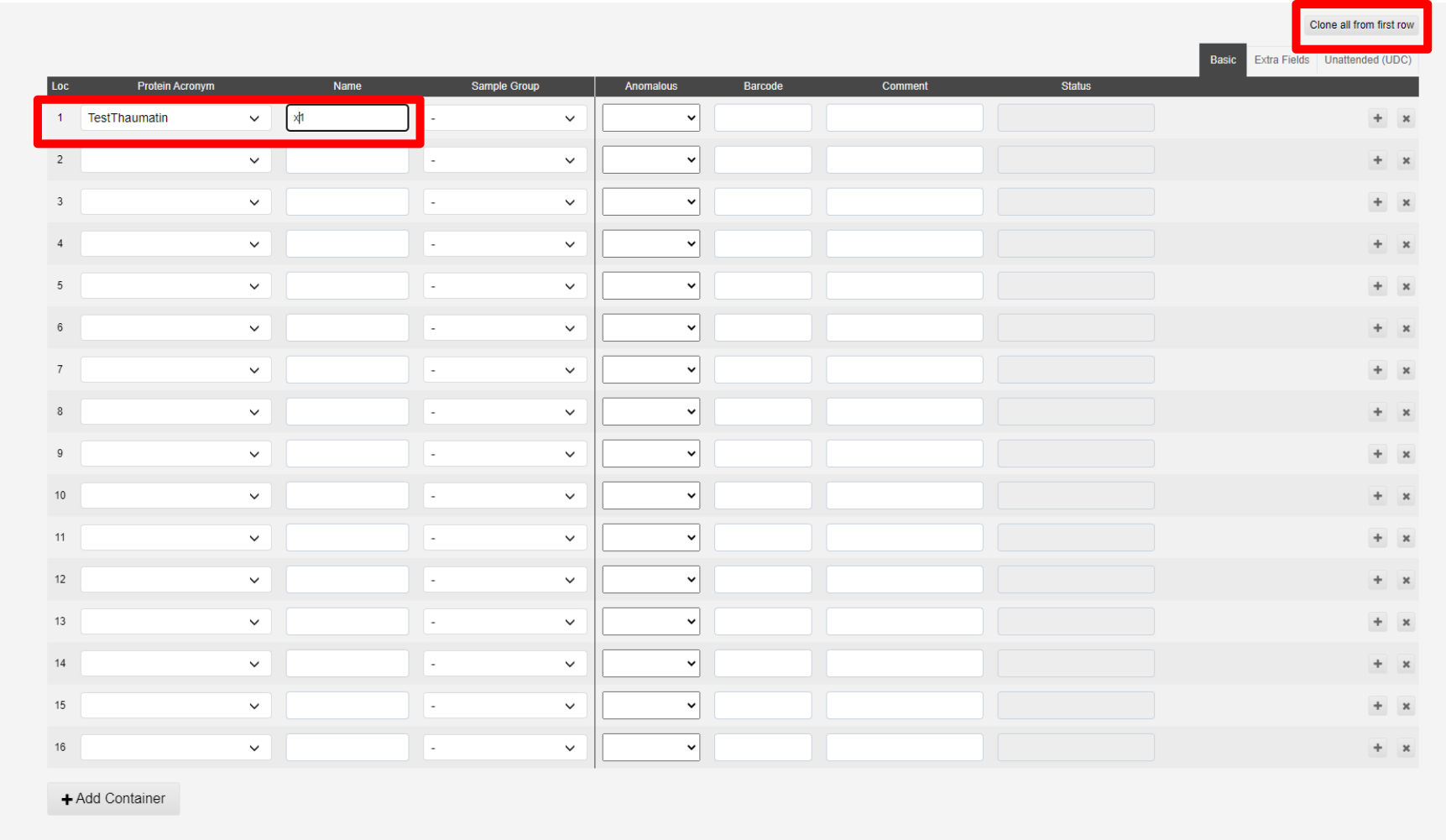 Registering Samples - - Diamond Light Source