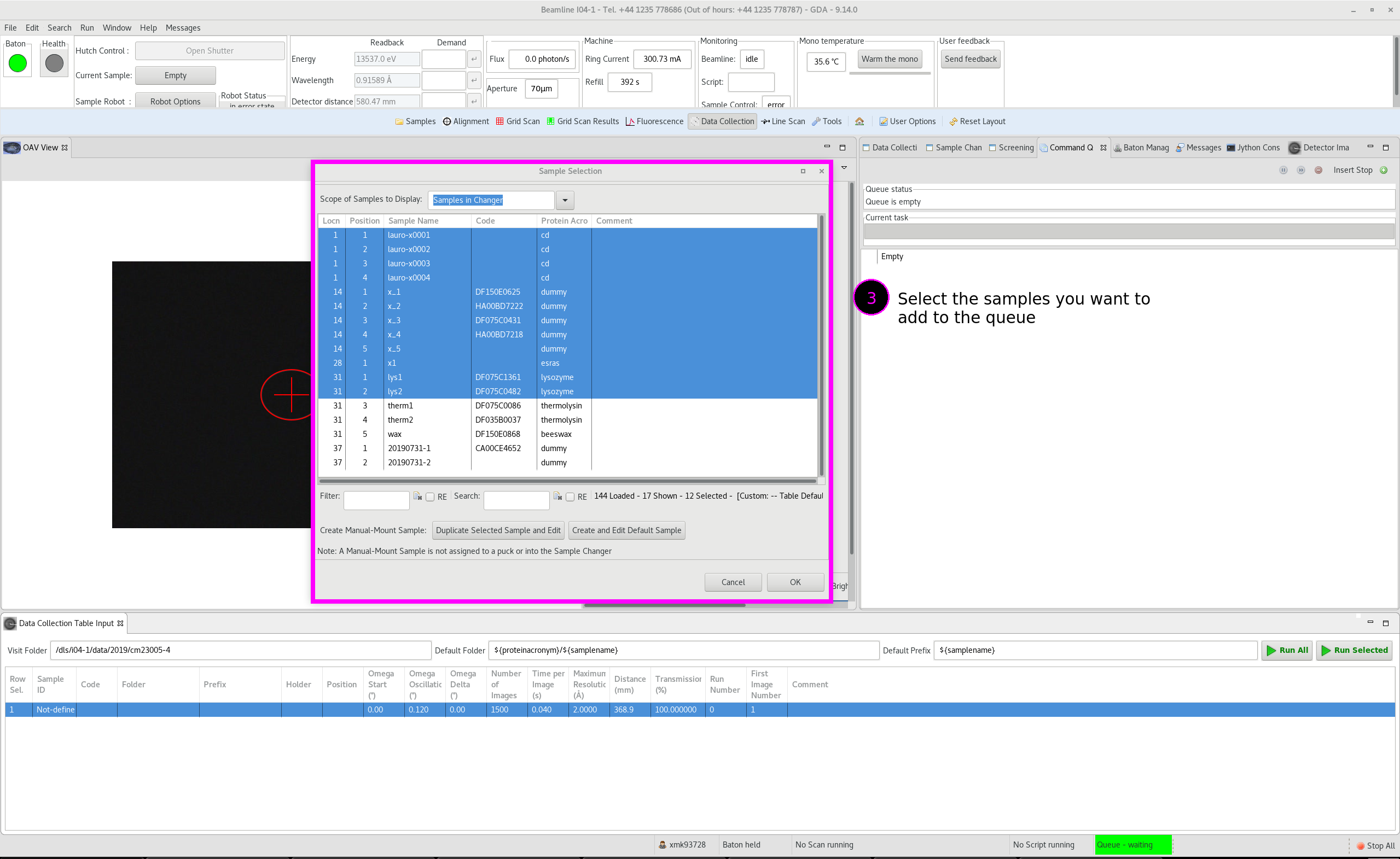 Command Queue - - Diamond Light Source