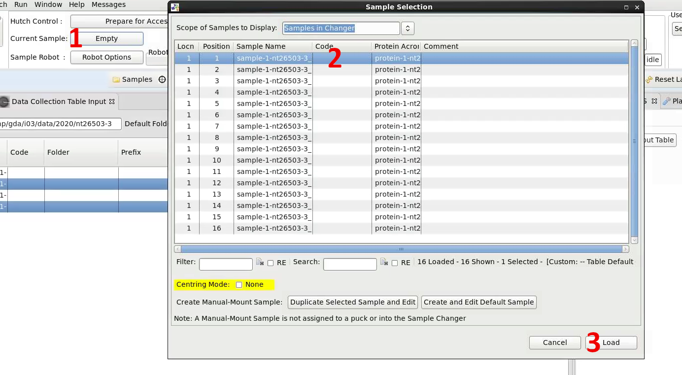 Load a Sample - - Diamond Light Source